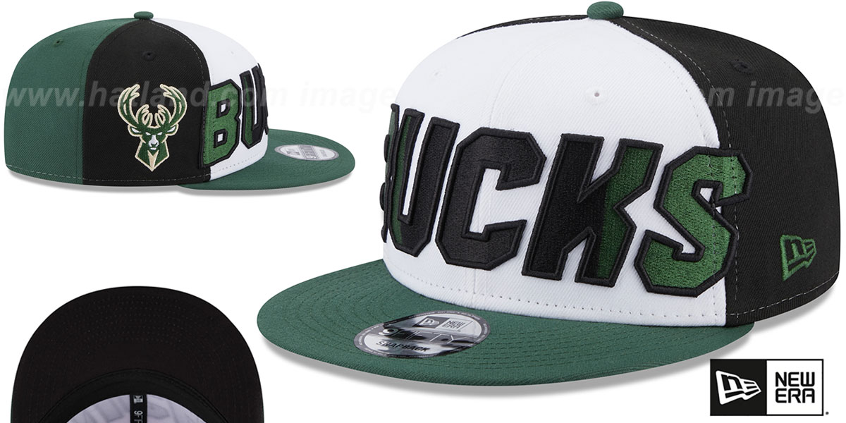 Milwaukee Bucks COLOR BLOCK BACK HALF SNAPBACK Hat
