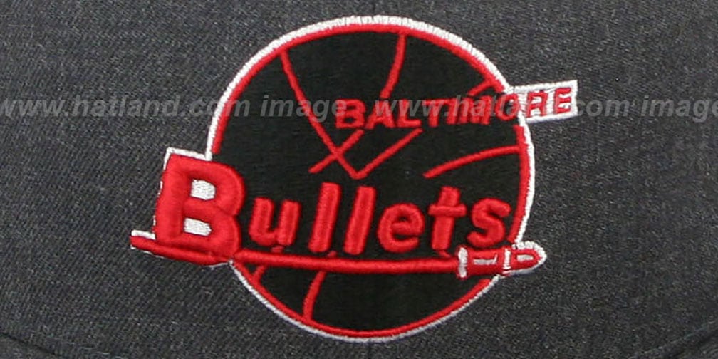 Baltimore Bullets GREY HEDGEHOG Fitted Hat