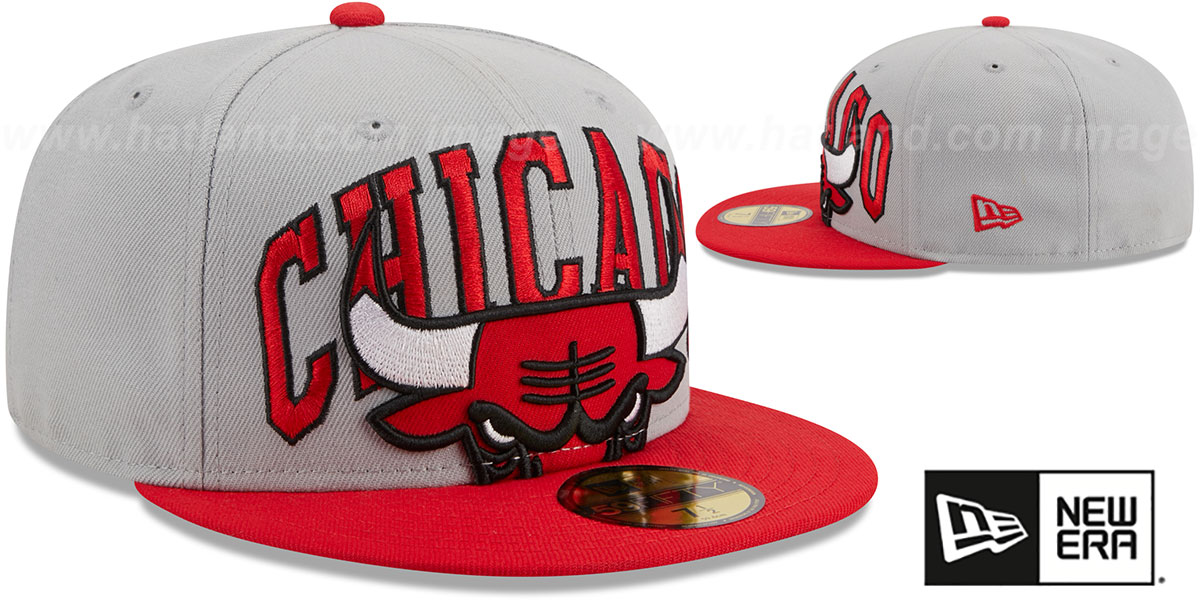 Chicago Bulls 2023 NBA TIP OFF Grey-Red Fitted Hat