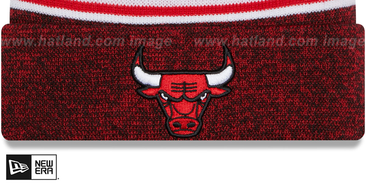 Chicago Bulls BANNER Knit Beanie Hat by New Era