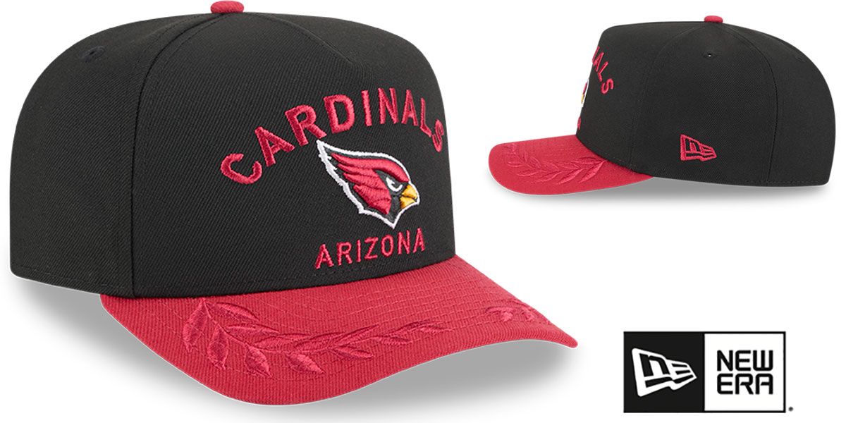 Arizona Cardinals 2025 NFL DRAFT ONSTAGE A-FRAME SNAPBACK Black-R