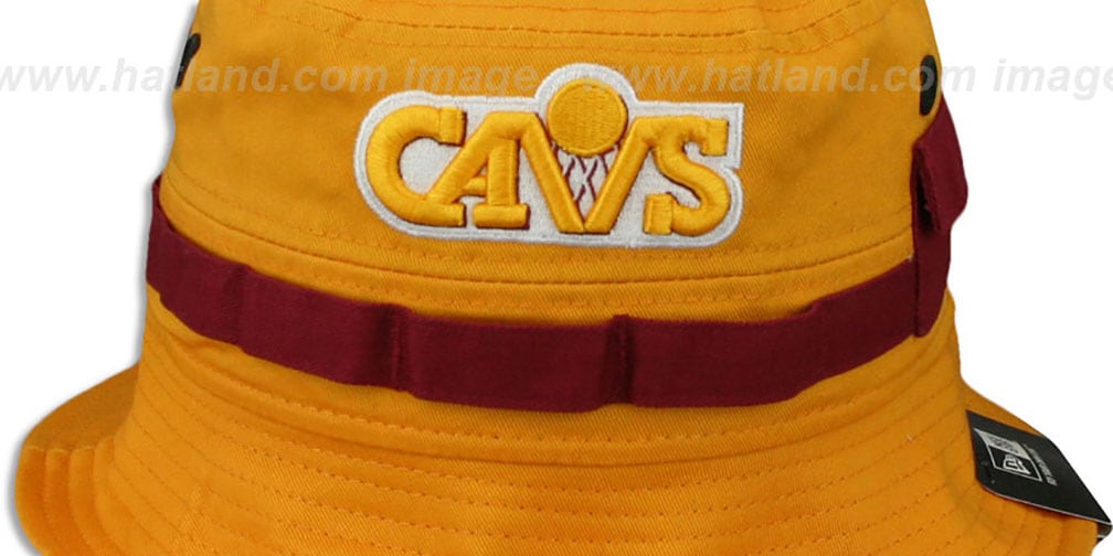 Cleveland Cavaliers ADVENTURE Gold Bucket Hat by New Era