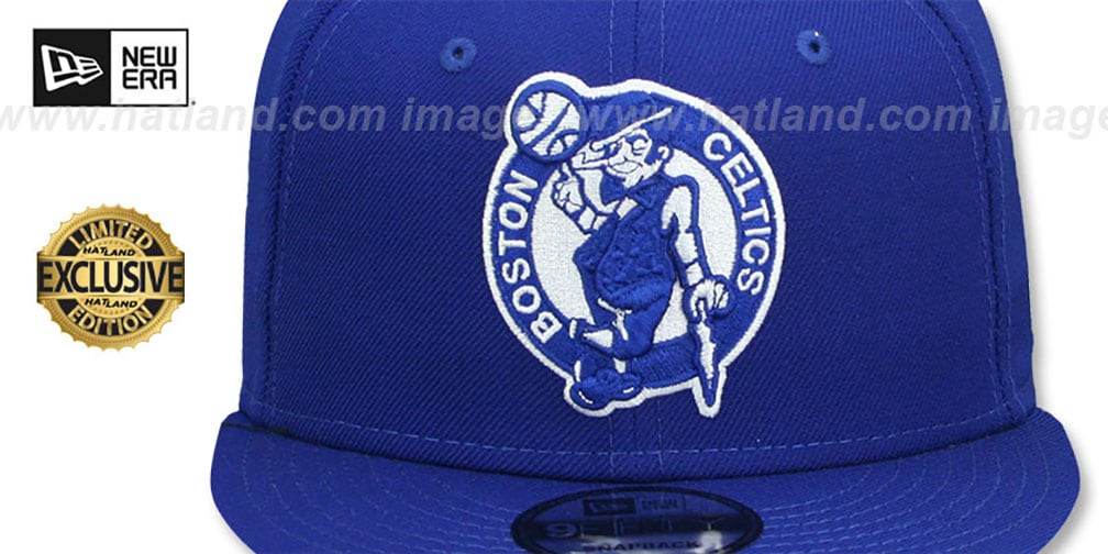 Boston Celtics TEAM-BASIC SNAPBACK Royal-White Hat