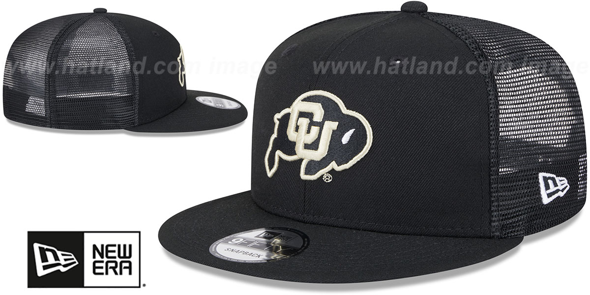 Colorado TEAM-BASIC TRUCKER SNAPBACK Black Hat by New Era