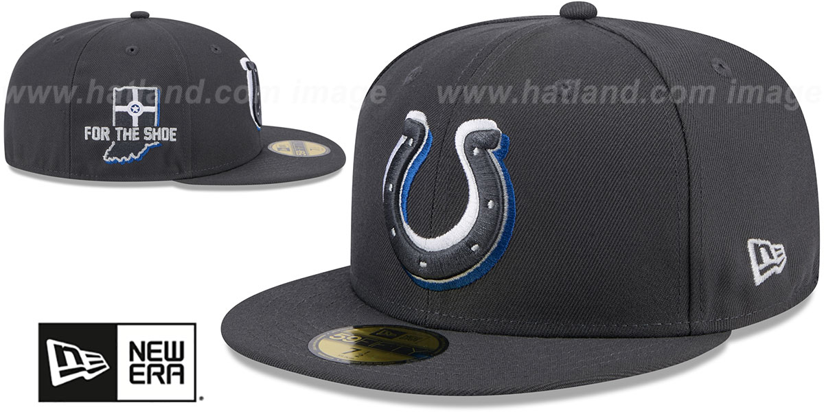 Indianapolis Colts 2024 ONSTAGE NFL DRAFT Grey Fitted Hat