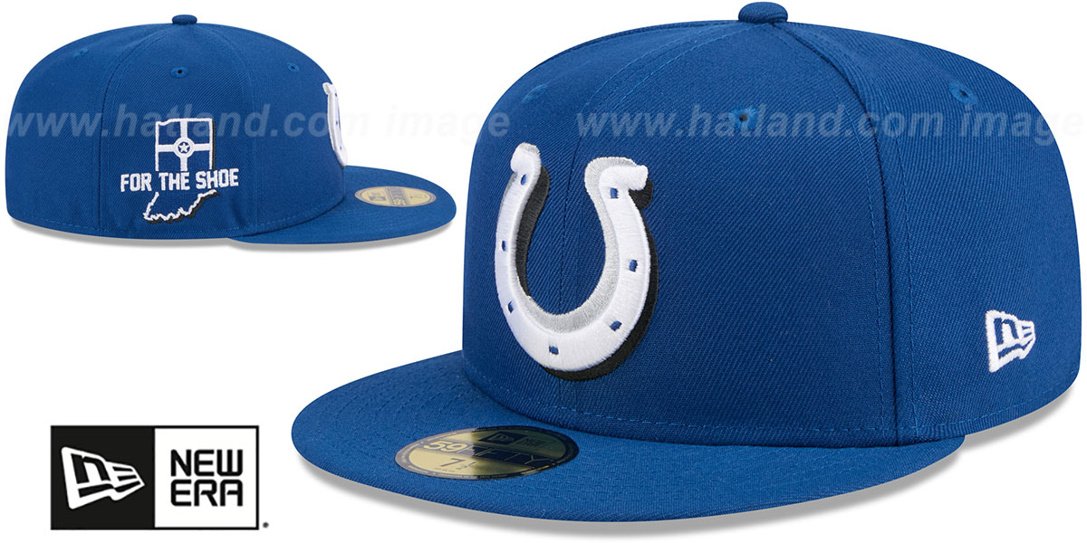 Indianapolis Colts 2024 NFL DRAFT Royal Fitted Hat