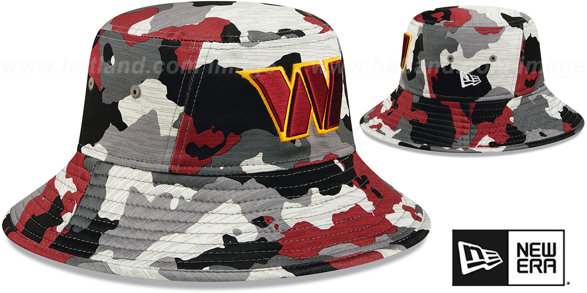 Washington Commanders 2022 CAMO NFL TRAINING CAMP BUCKET Hat