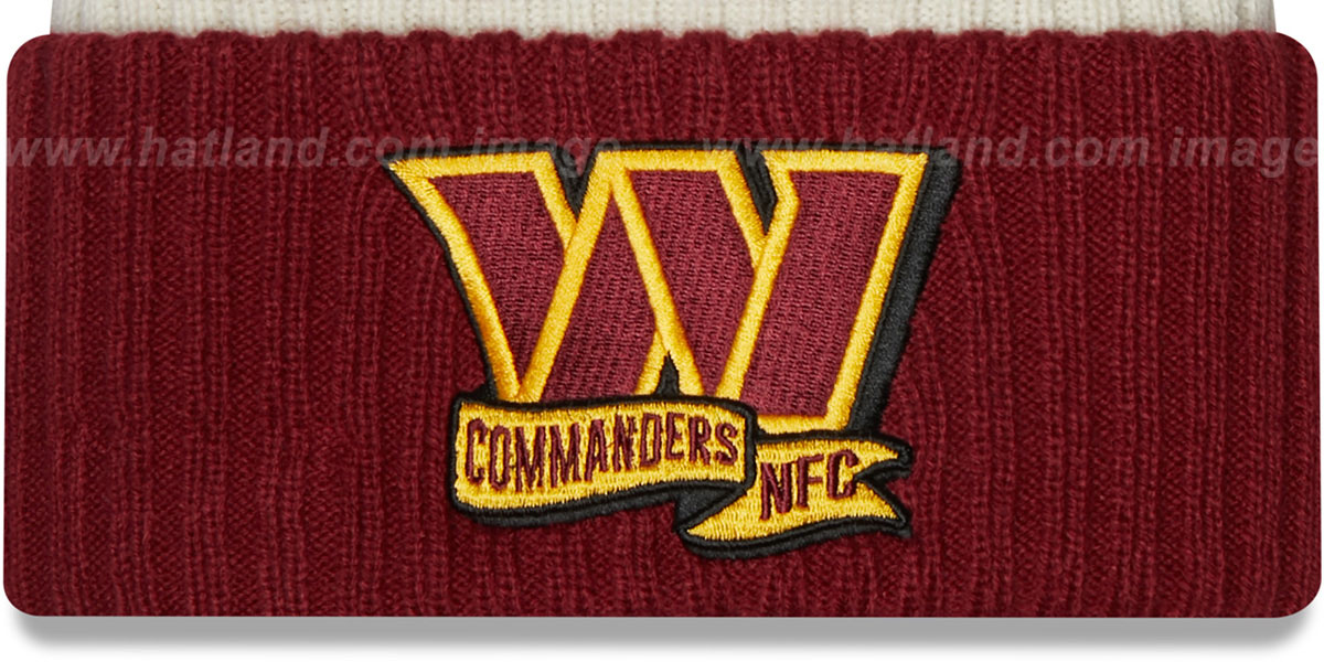 Washington Commanders 2022 NFL SIDELINE Knit Beanie Hat