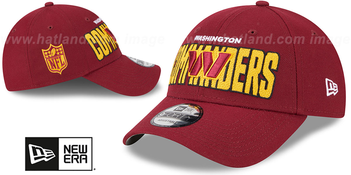Washington Commanders 2023 NFL DRAFT 940 SNAPBACK Burgundy Hat