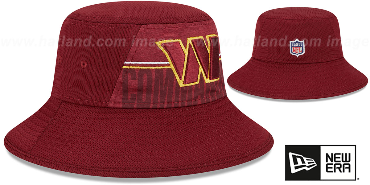 Washington Commanders 2023 NFL TRAINING CAMP BUCKET Burgundy Hat