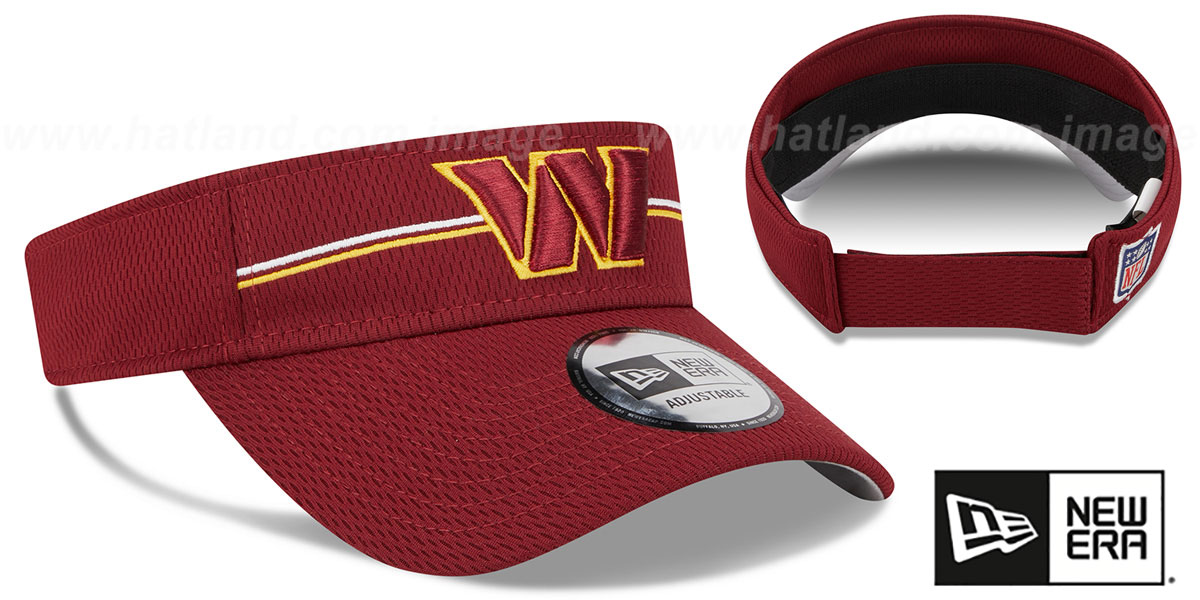 Washington Commanders 2023 NFL TRAINING CAMP VISOR Burgundy