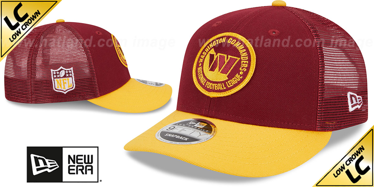 Washington Commanders LP TRUCKER SIDELINE SNAPBACK Burgundy-Gold