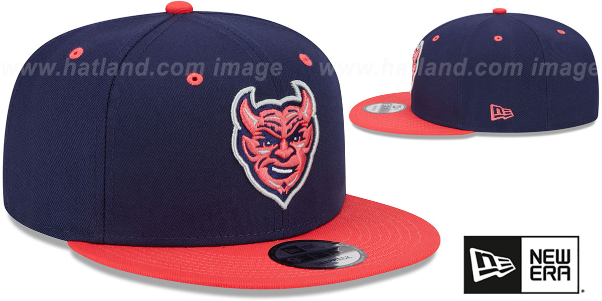 Iowa Cubs COPA SNAPBACK Navy-Red Hat by New Era