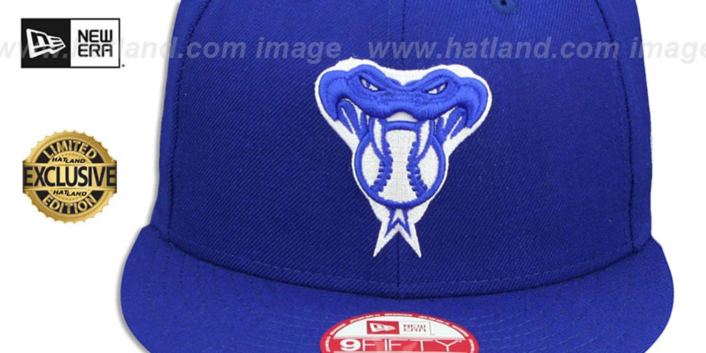 Arizona Diamondbacks TEAM-BASIC SNAPBACK Royal-White Hat