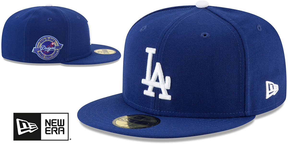 Los Angeles Dodgers BACK2BACK WORLD SERIES CHAMPIONS GAME Fitted