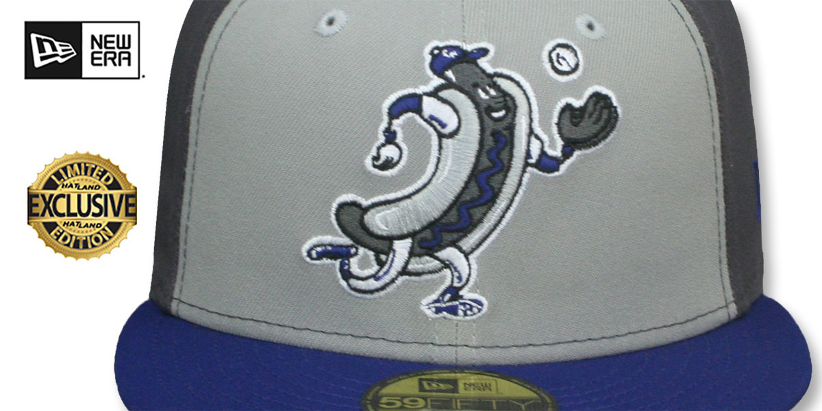 Los Angeles Dodgers GREY TONE Grey-Charcoal-Royal Fitted Hat
