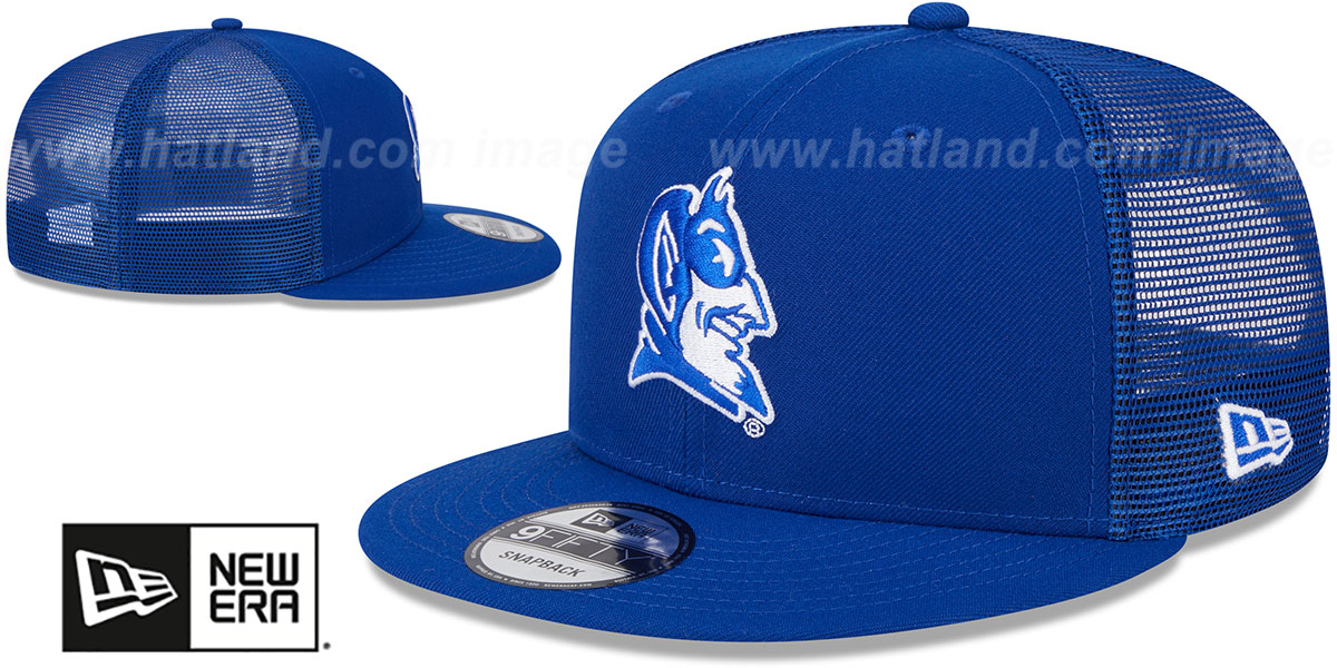 Duke TEAM-BASIC TRUCKER SNAPBACK Royal Hat by New Era