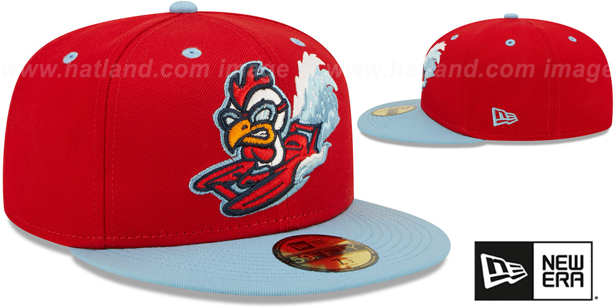 Tri-City Dust Devils THEME NIGHT Red-Sky Fitted Hat