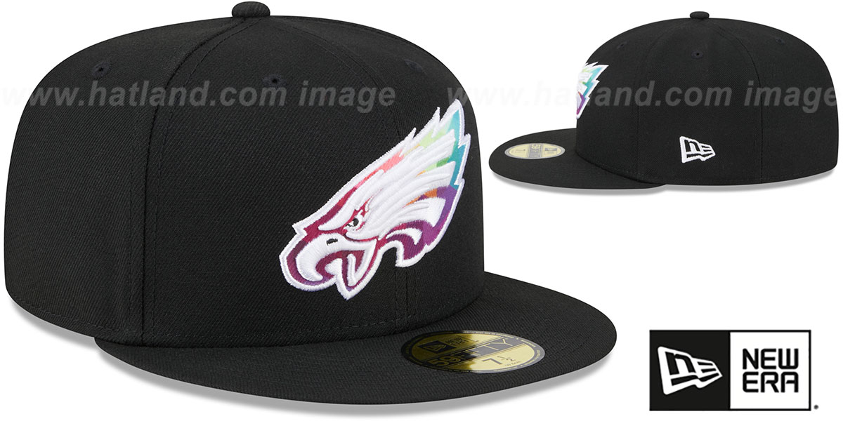 Philadelphia Eagles 2023 ONFIELD CRUCIAL CATCH Fitted Hat