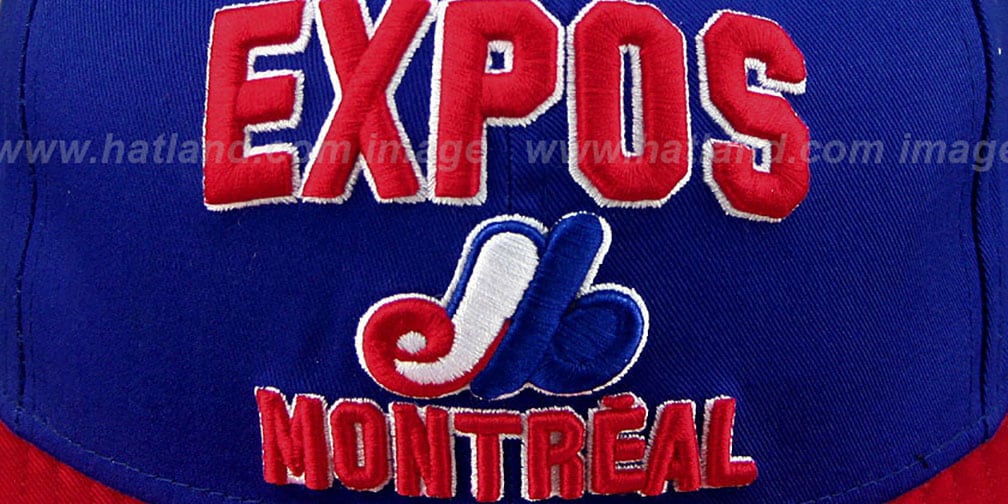 Montreal Expos COOP 2T PAYDIRT SNAPBACK Royal-Red Hat