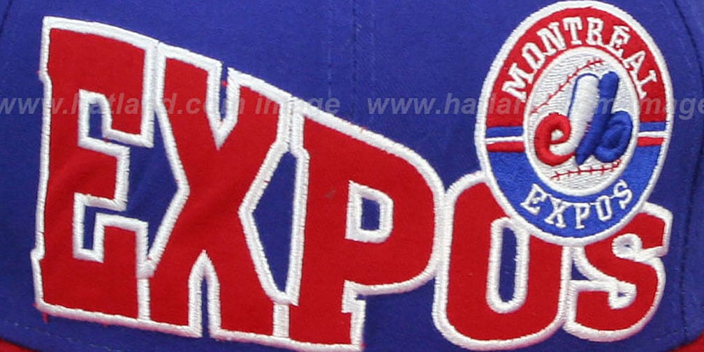 Montreal Expos COOP STOKED SNAPBACK Royal-Red Hat by New Era