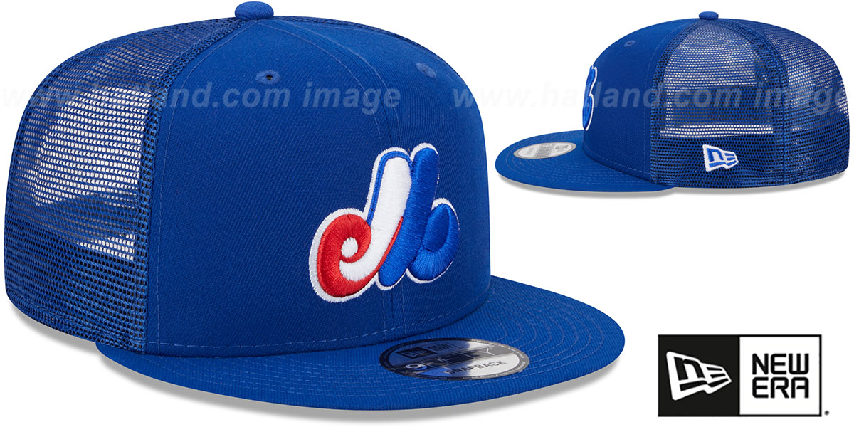 Montreal Expos COOP TEAM-BASIC TRUCKER SNAPBACK Royal Hat