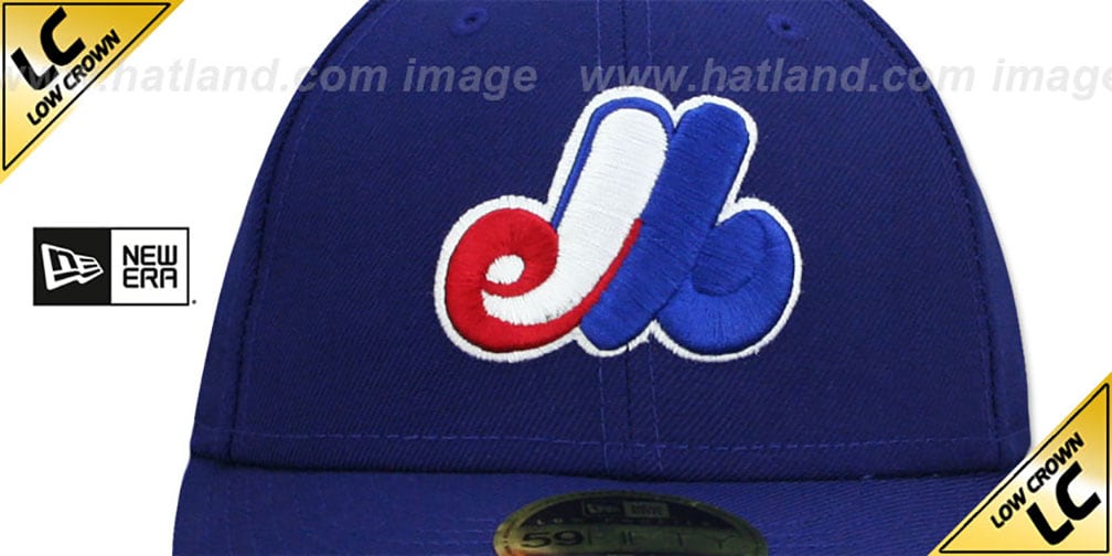 Montreal Expos LOW-CROWN 1969-2004 COOPERSTOWN Fitted Hat