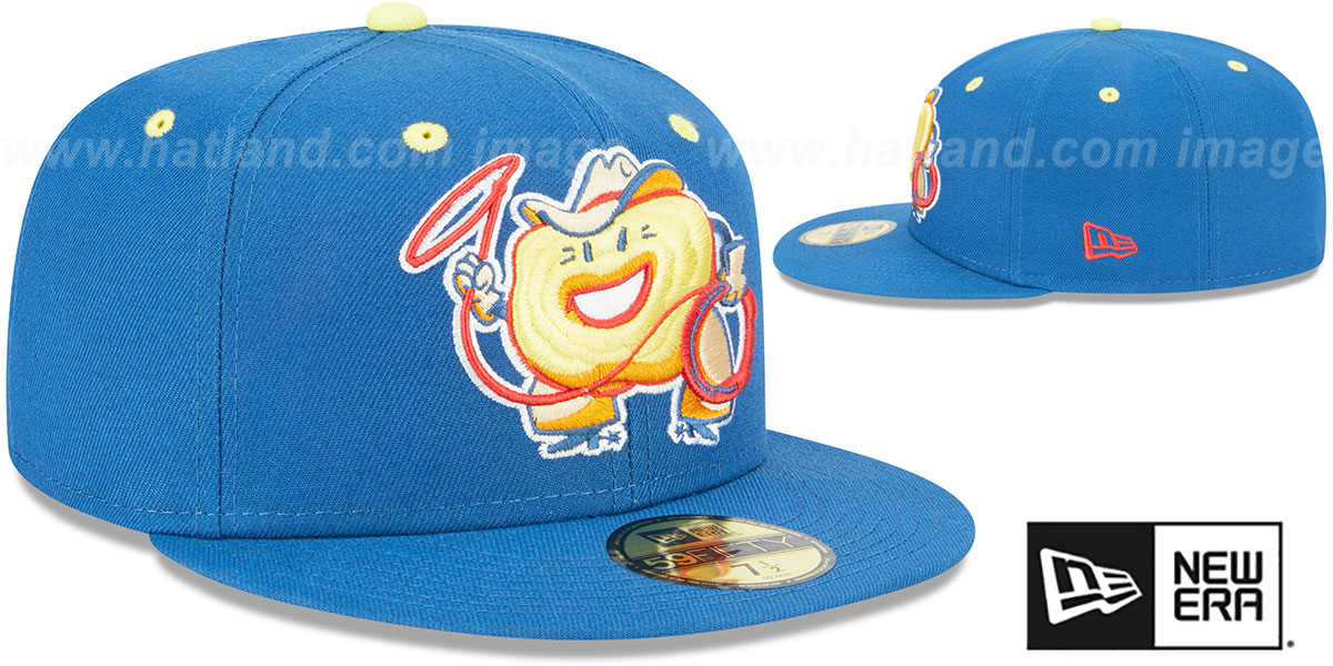 Round Rock Express THEME NIGHT Blue Fitted Hat by New Era