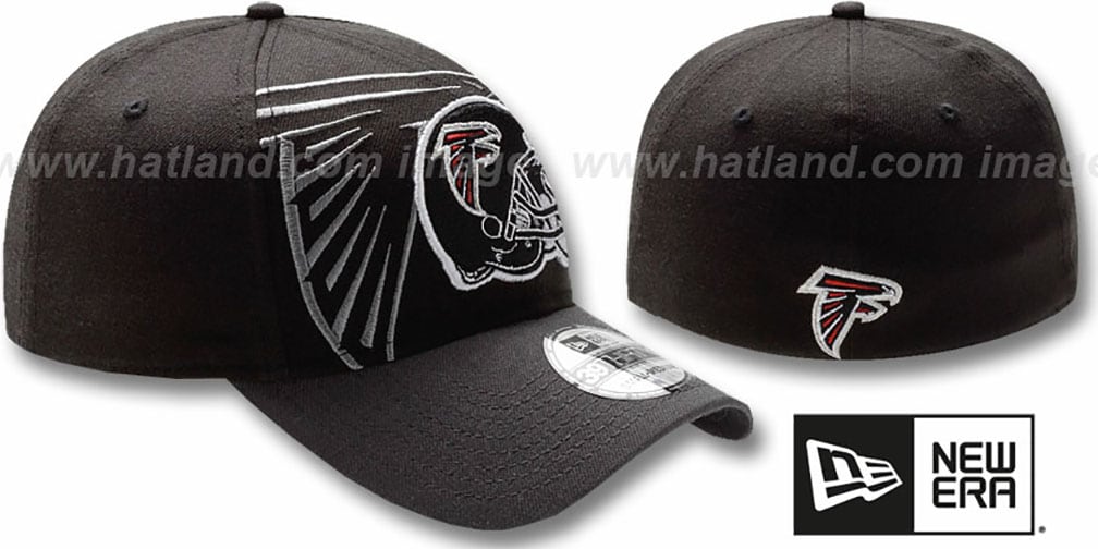 Atlanta Falcons NFL BLACK-CLASSIC FLEX Hat by New Era
