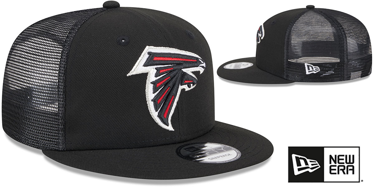 Atlanta Falcons TEAM-BASIC TRUCKER SNAPBACK Black Hat