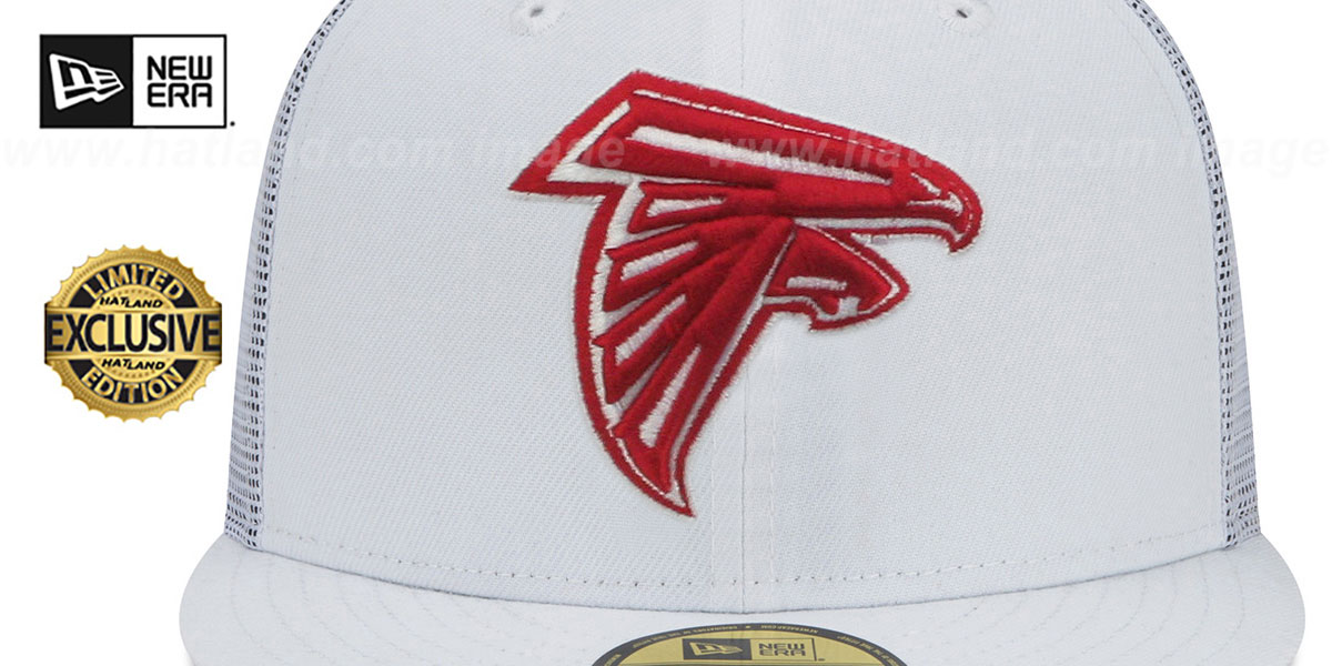 Atlanta Falcons TEAM-BASIC TRUCKER White Fitted Hat