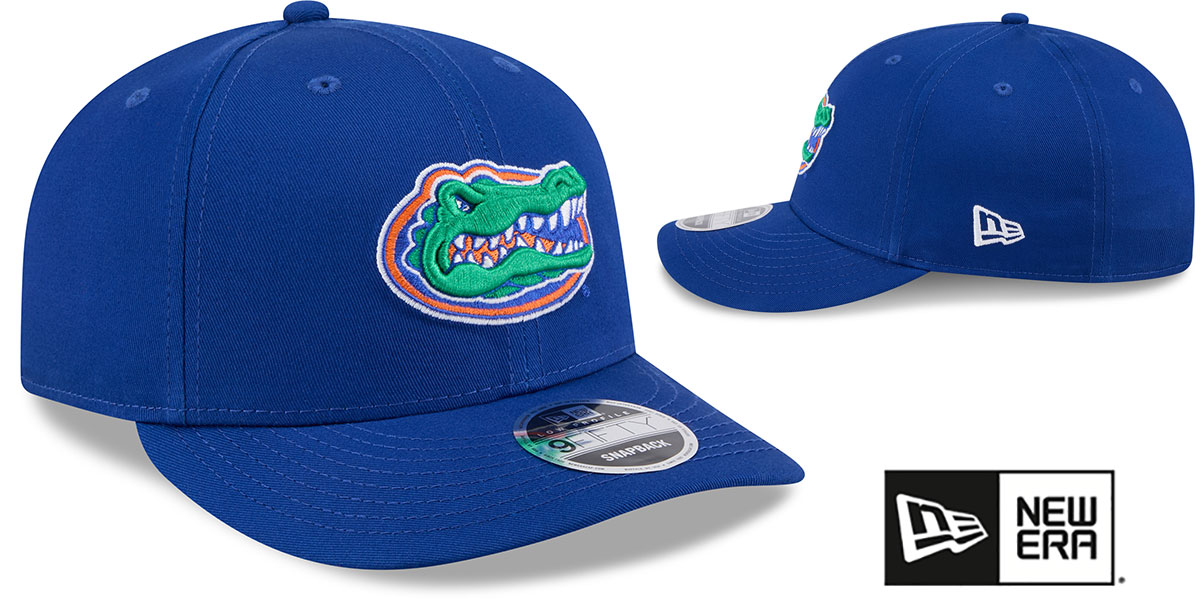 Florida LOW-CROWN TEAM-BASIC SNAPBACK Royal Hat by New Era