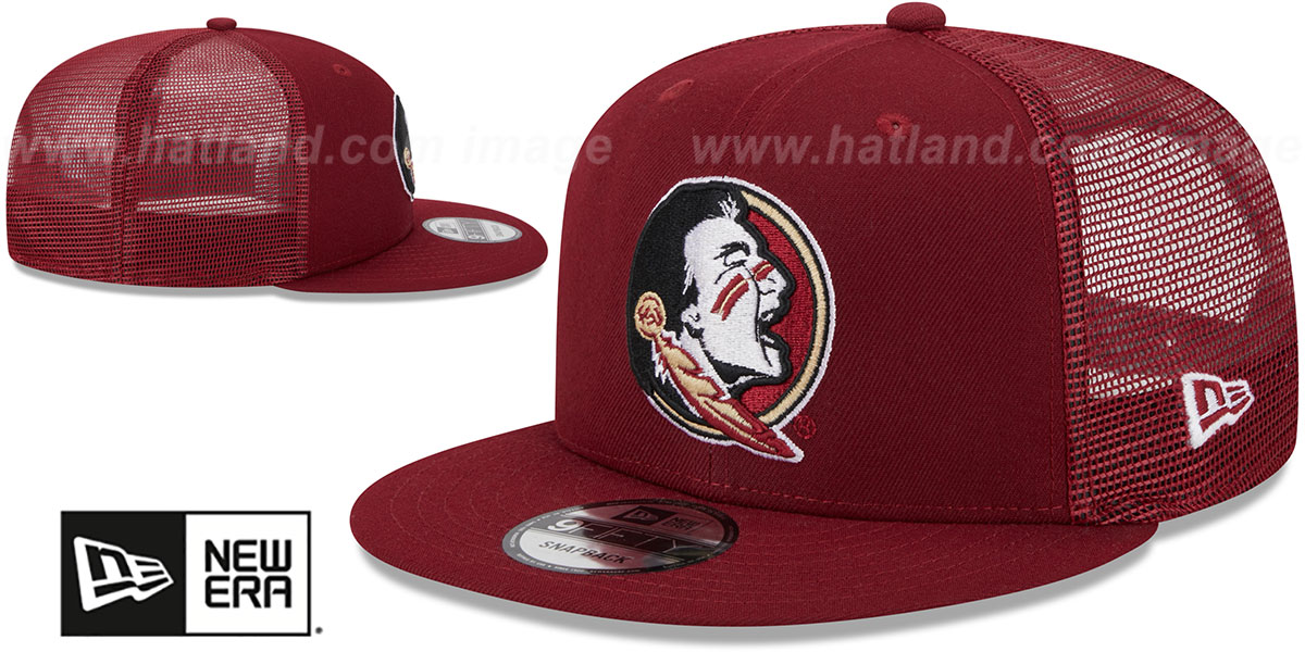 Florida State TEAM-BASIC TRUCKER SNAPBACK Burgundy Hat