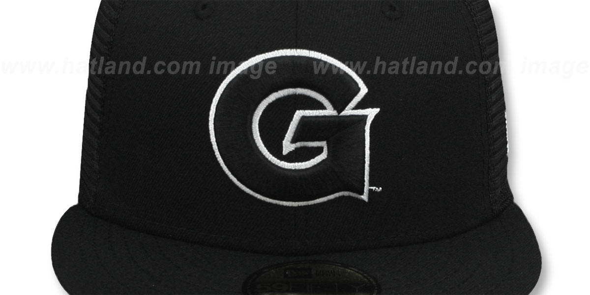 Georgetown TEAM-BASIC TRUCKER Black-White Fitted Hat