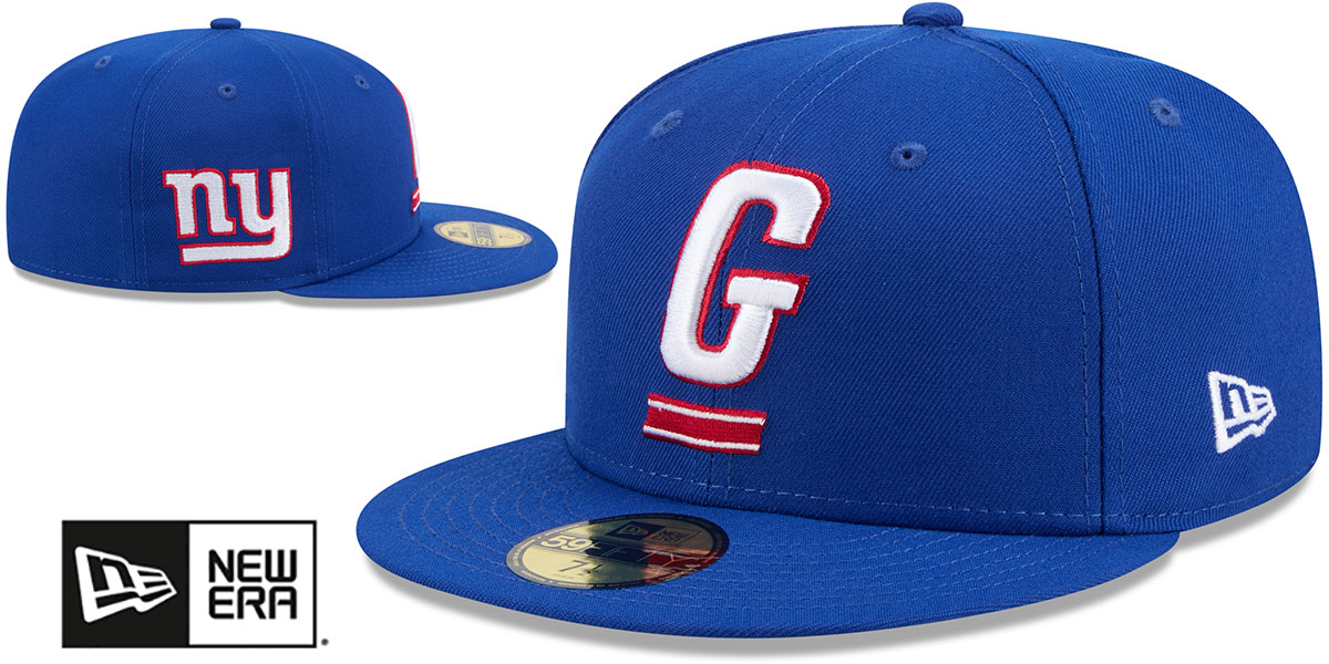 New York Giants DECEPTOR Royal Fitted Hat by New Era
