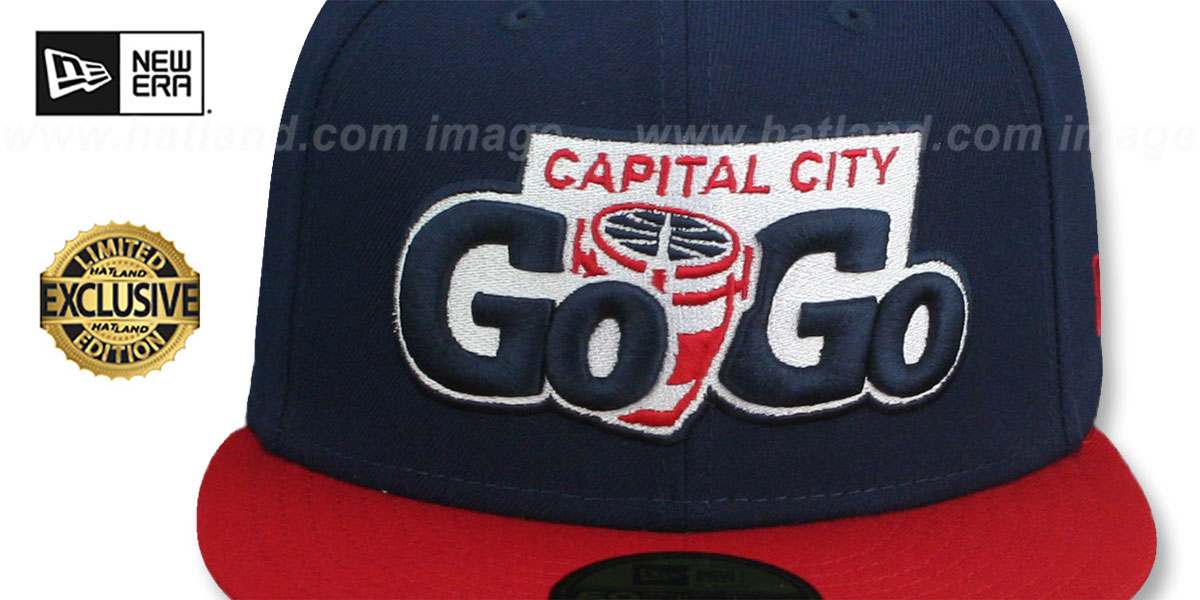 Capital City GoGo NBA G-LEAGUE Navy-Red Fitted Hat