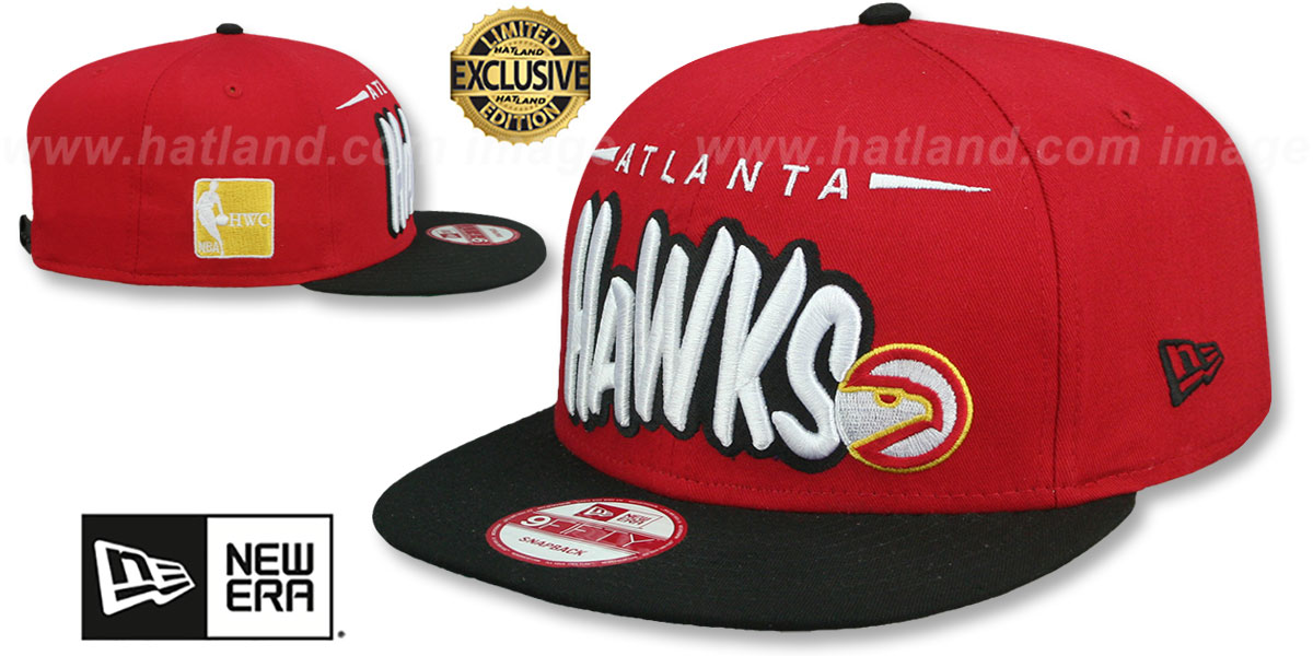 Atlanta Hawks 2T HW DOPETASTIC SNAPBACK Red-Black Hat