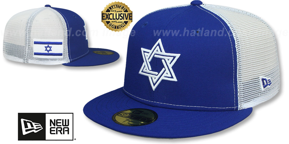 Israel 2023 WBC GAME MESH-BACK Hat by New Era