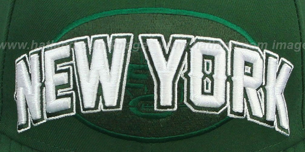 New York Jets NFL ONFIELD DRAFT Green Fitted Hat by New Era