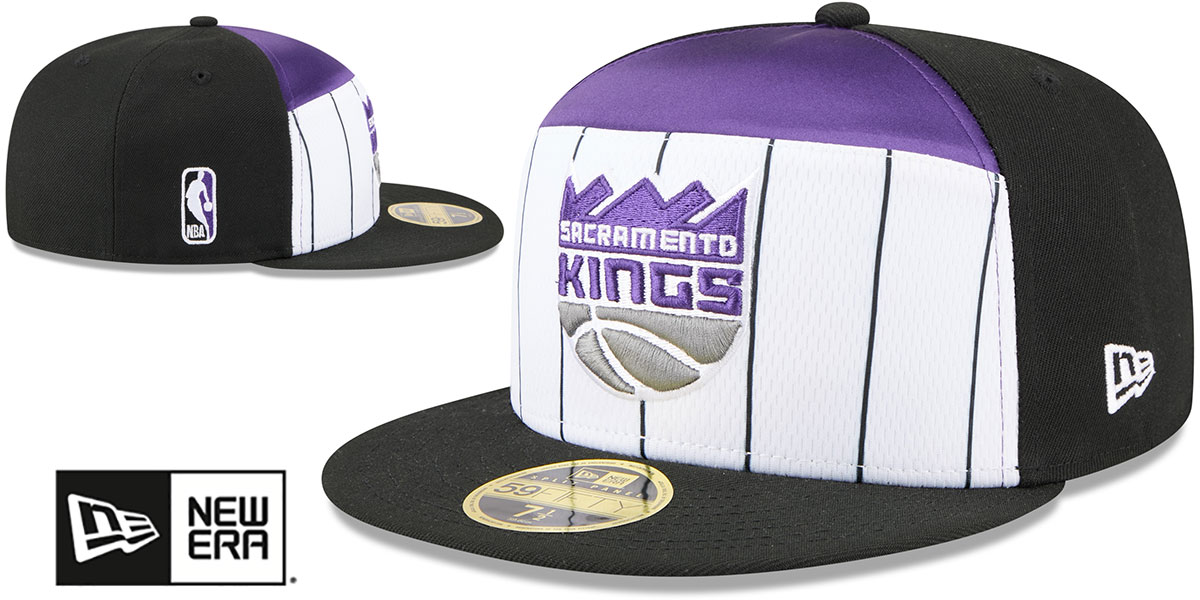 Sacramento Kings 2025-26 NBA SPLIT PANEL TIP OFF Fitted Hat