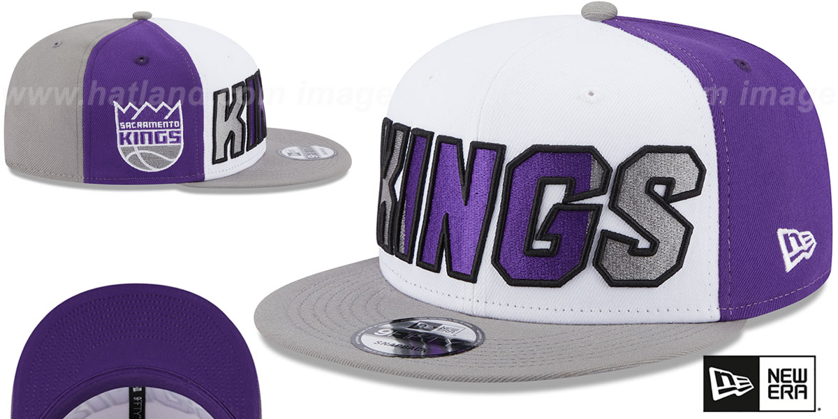 Sacramento Kings COLOR BLOCK BACK HALF SNAPBACK Hat