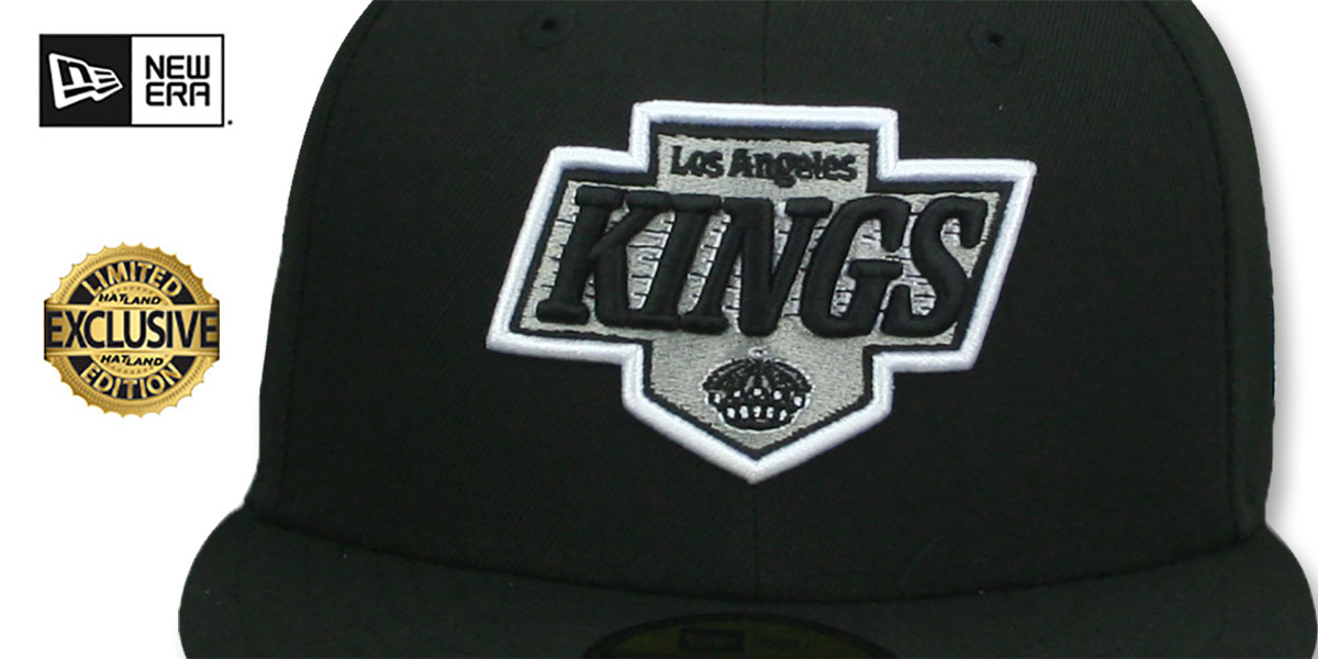 Los Angeles Kings NHL TEAM-BASIC Black Fitted Hat by New Era
