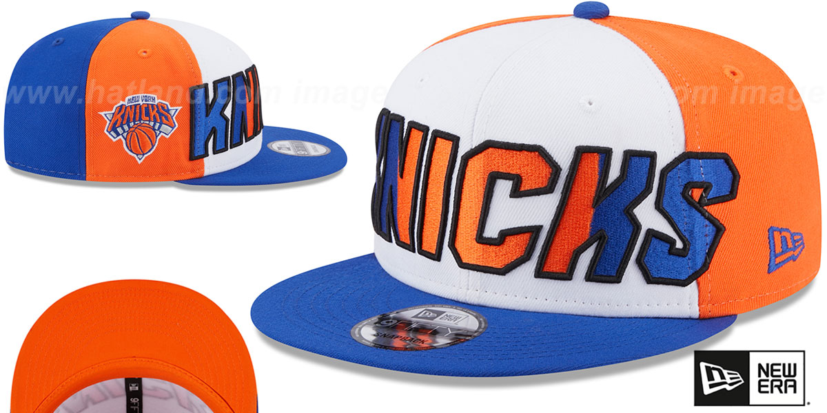 New York Knicks COLOR BLOCK BACK HALF SNAPBACK Hat
