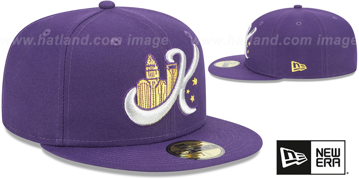 Charlotte Knights THEME NIGHT Purple Fitted Hat by New Era