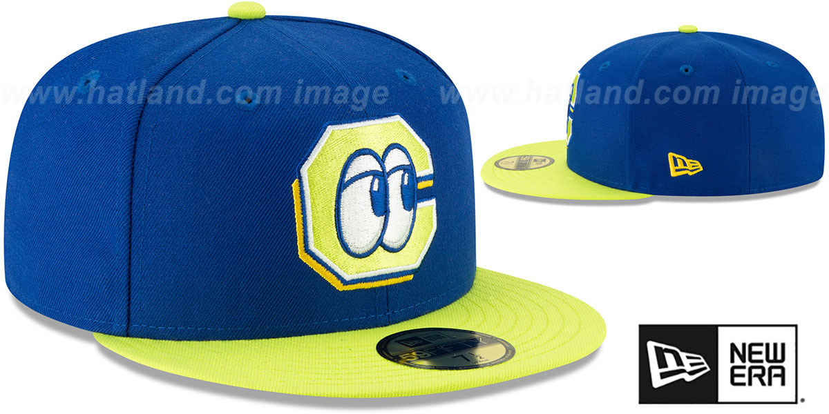 Chattanooga Lookouts COPA Royal-Lime Fitted Hat by New Era