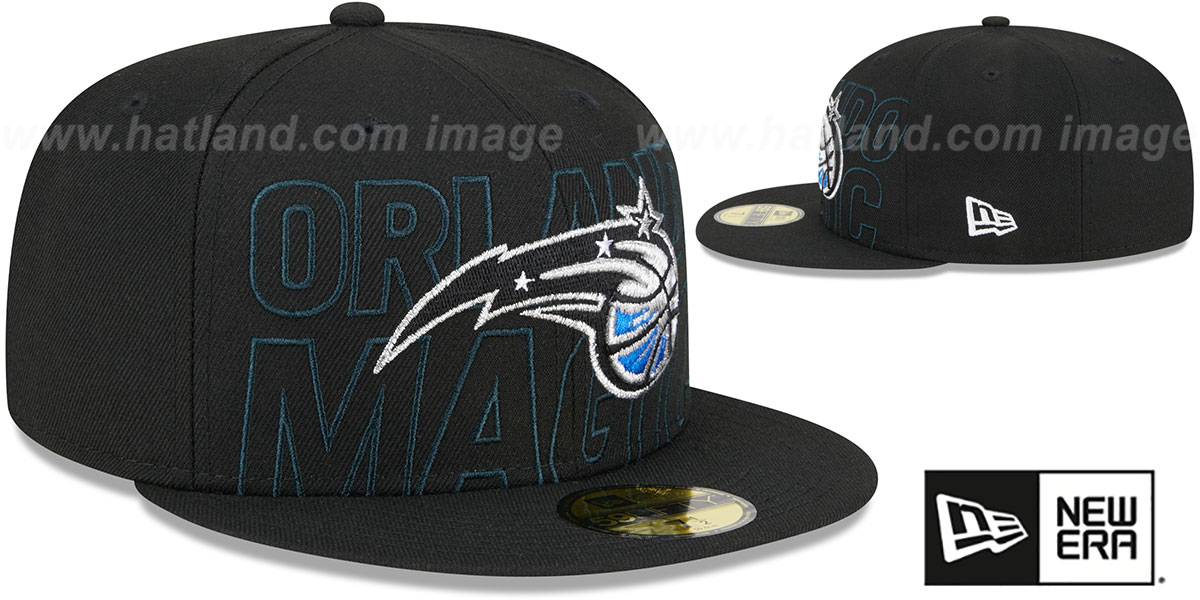 Orlando Magic 2023 NBA DRAFT Black Fitted Hat by New Era