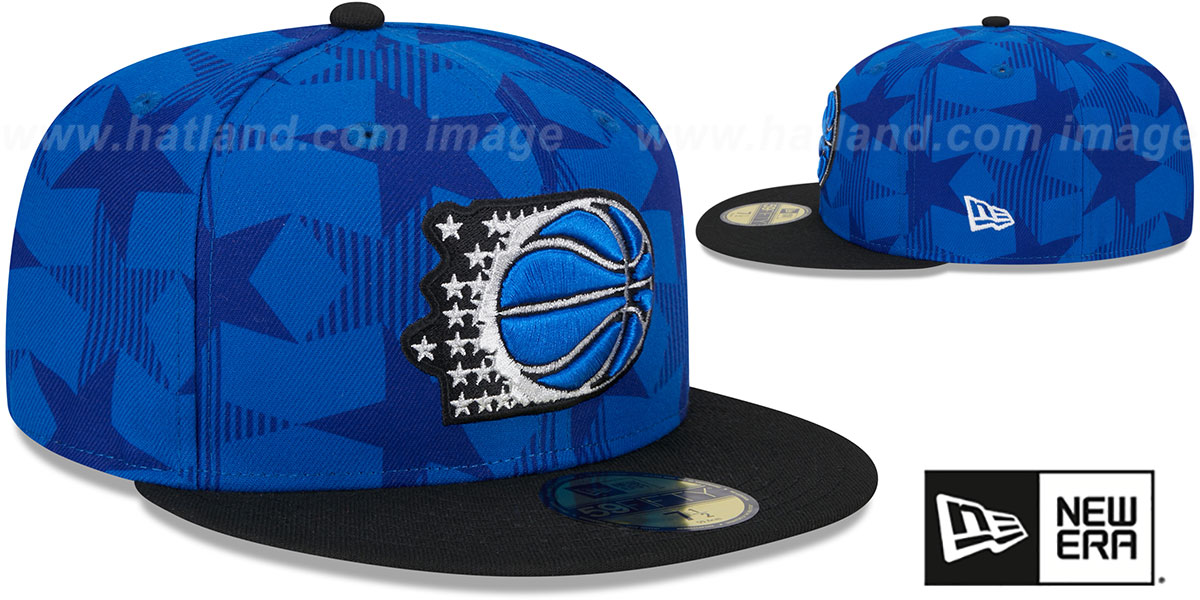 Orlando Magic NBA CLASSIX Royal-Black Fitted Hat by New Era