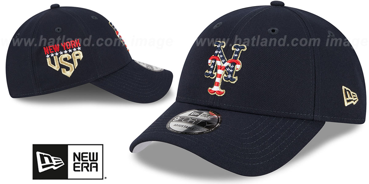 New York Mets 2023 JULY 4TH STARS N STRIPES SNAP Hat