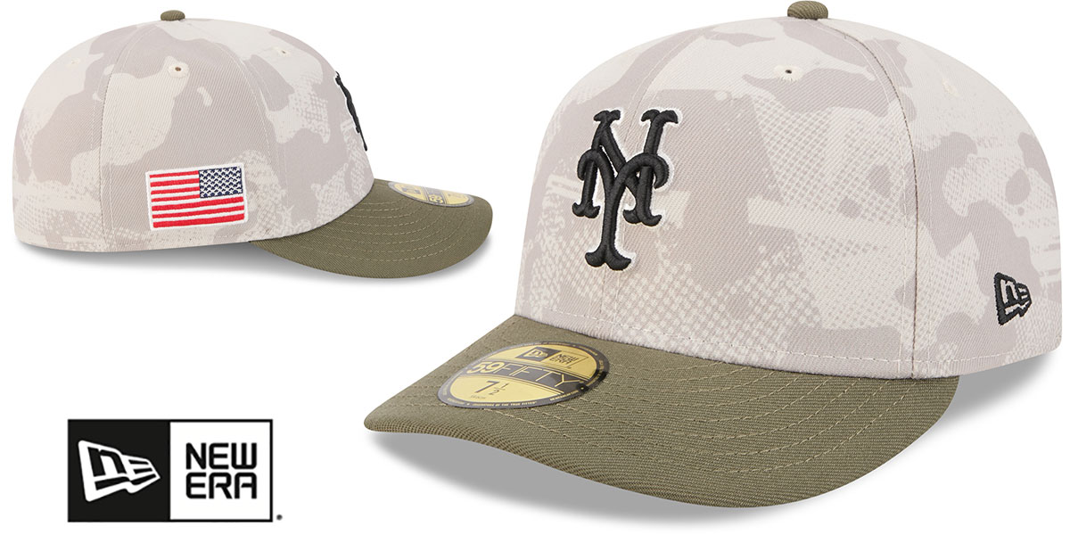 New York Mets 2025 ARMED FORCES STARS N STRIPES Hat