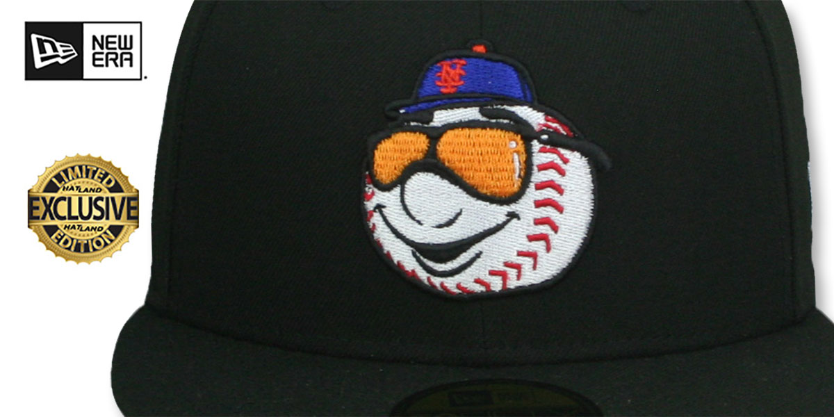 New York Mets SHADES MR MET Black Fitted Hat by New Era